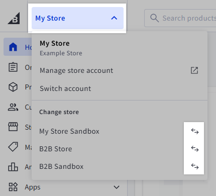 Logging in to Your Store