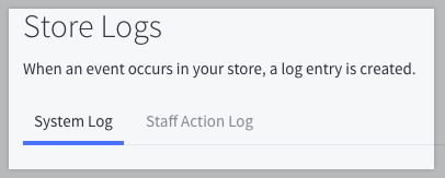 Using Store Logs
