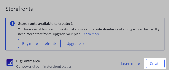 Enabling Multi-Storefront