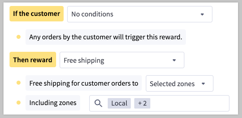 Shipping Promotions
