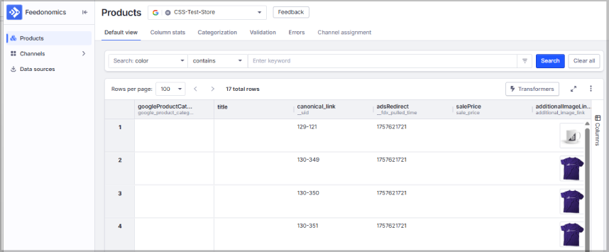 The Feedonomics Platform