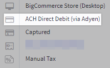 ACH (Automated Clearing House) Direct Debit