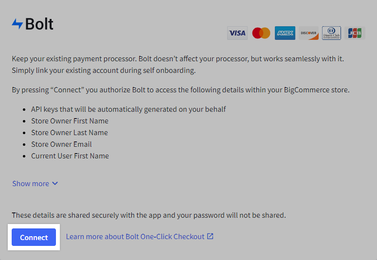 Connecting with Bolt