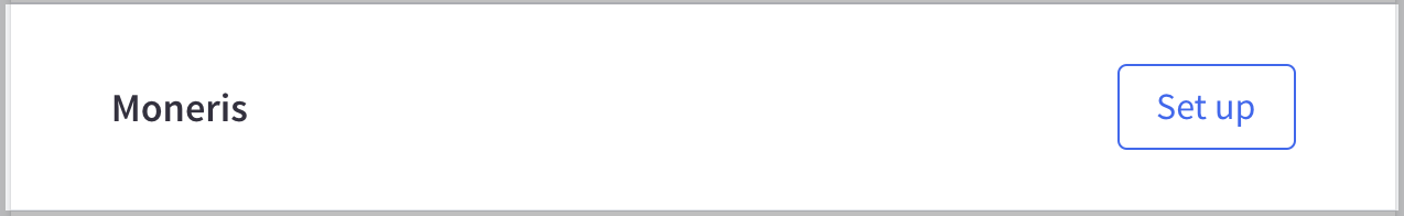 Connecting with Moneris