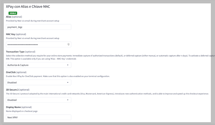 Connecting with Nexi XPay