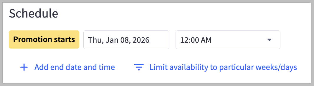 Automatic and Coupon Promotions (Standard Editor)