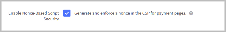 Security and Privacy Settings
