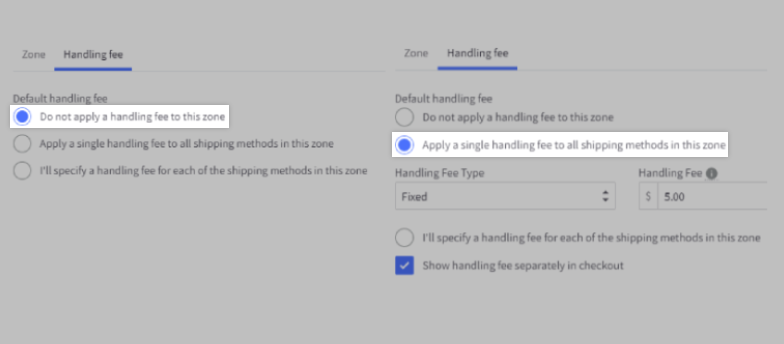 Adding Handling Fees to Shipping Quotes