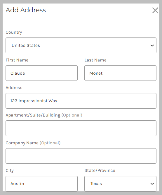 Offering Shipping to Multiple Addresses