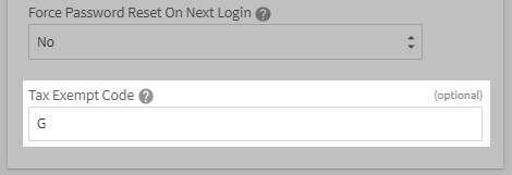 Making Customers Tax-Exempt