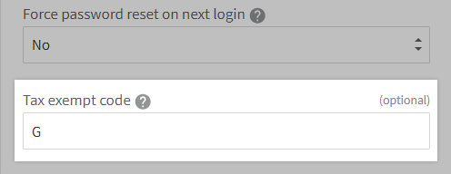 Making Customers Tax-Exempt