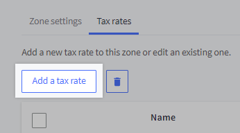 Basic Tax Setup