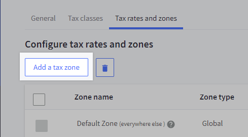 Basic Tax Setup