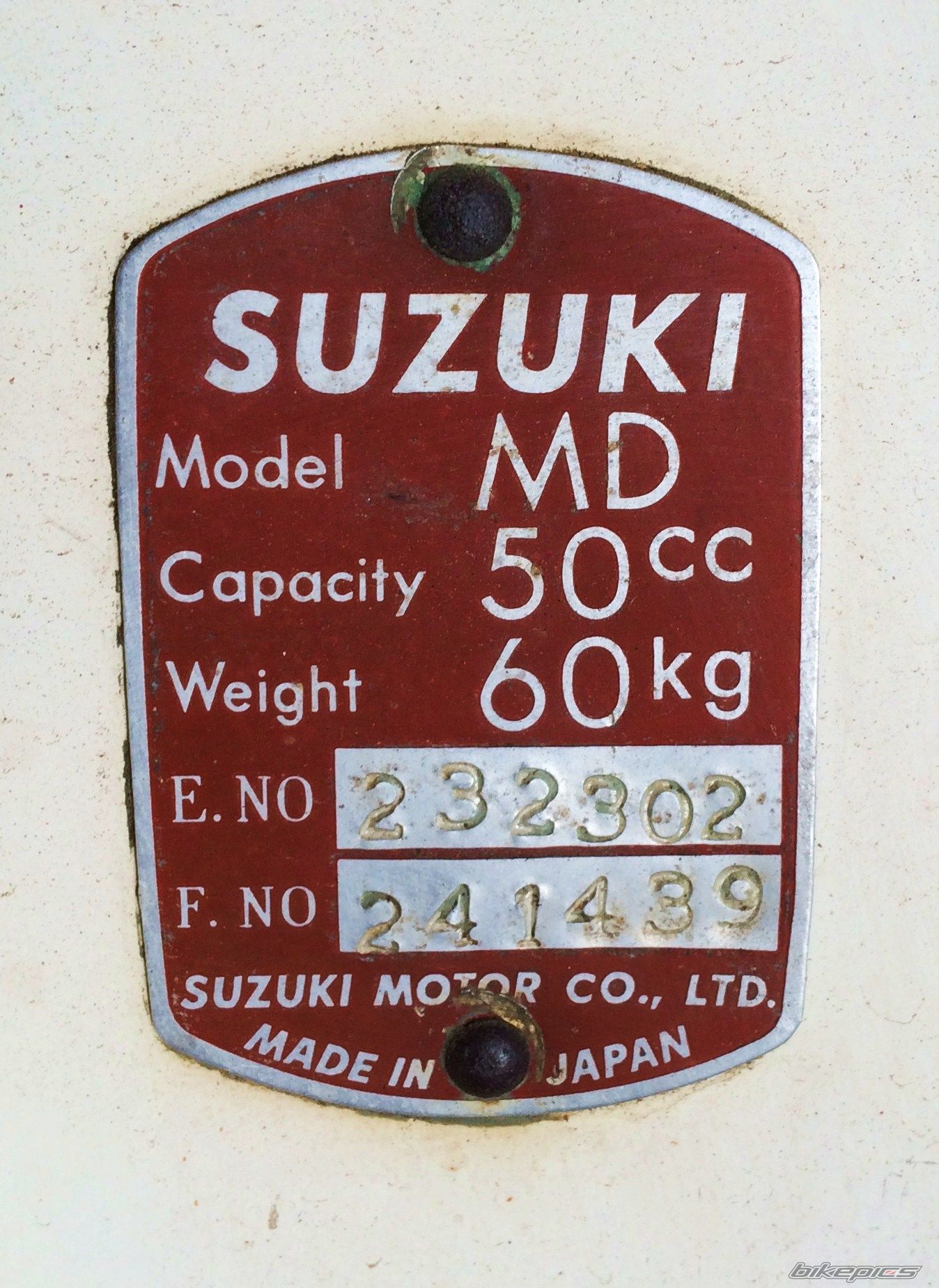 1964 SUZUKI MD50 | Picture 2705353