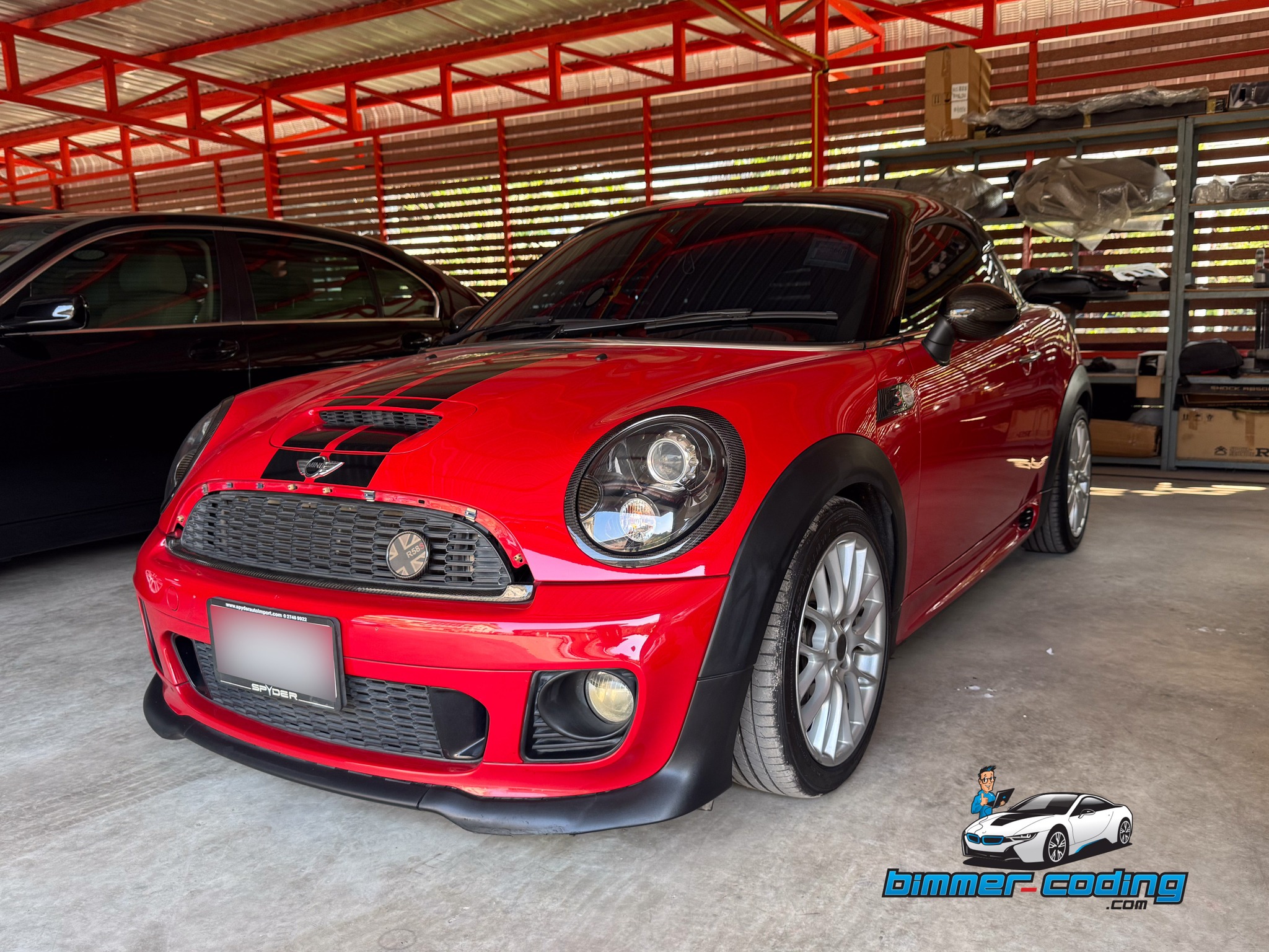 MINI R58 ติดตั้ง Smart link และกล้องถอยหลัง - ปลดล็อค บีเอ็ม มินิ