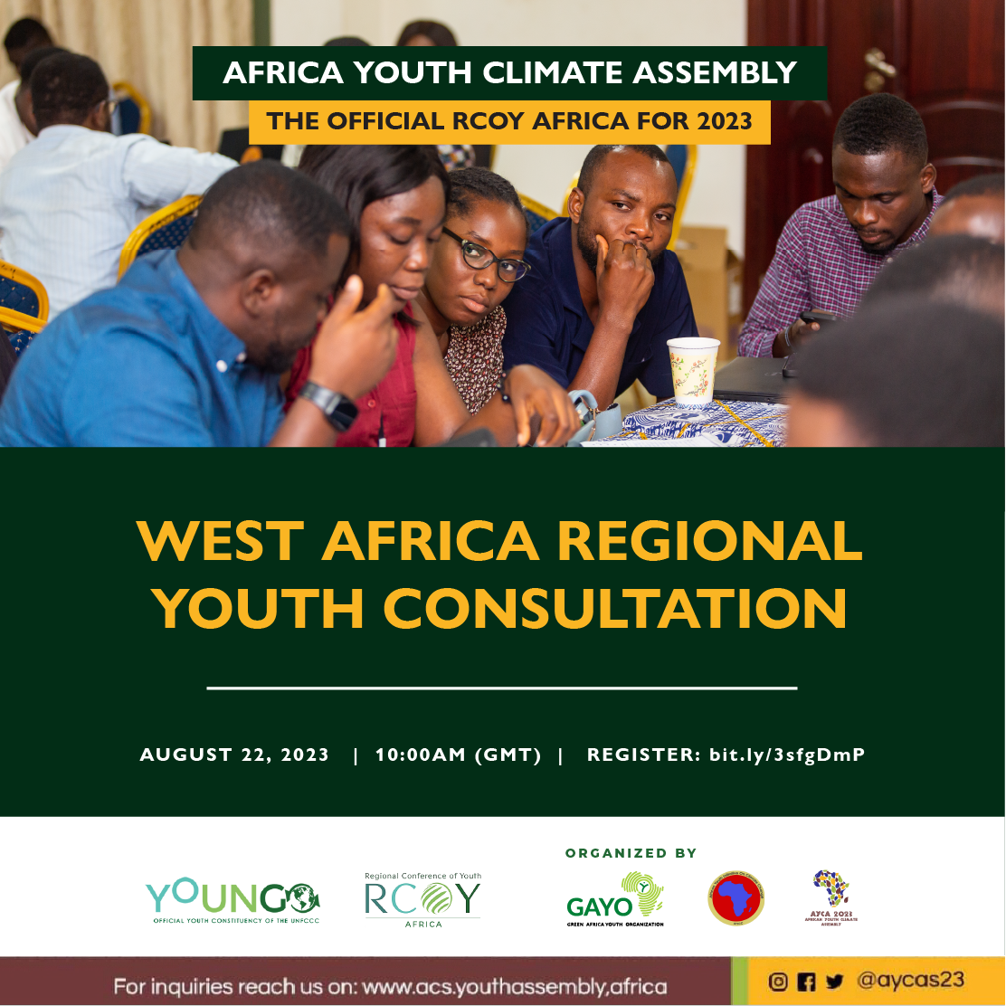 Green Africa Youth Organization - Landing Page