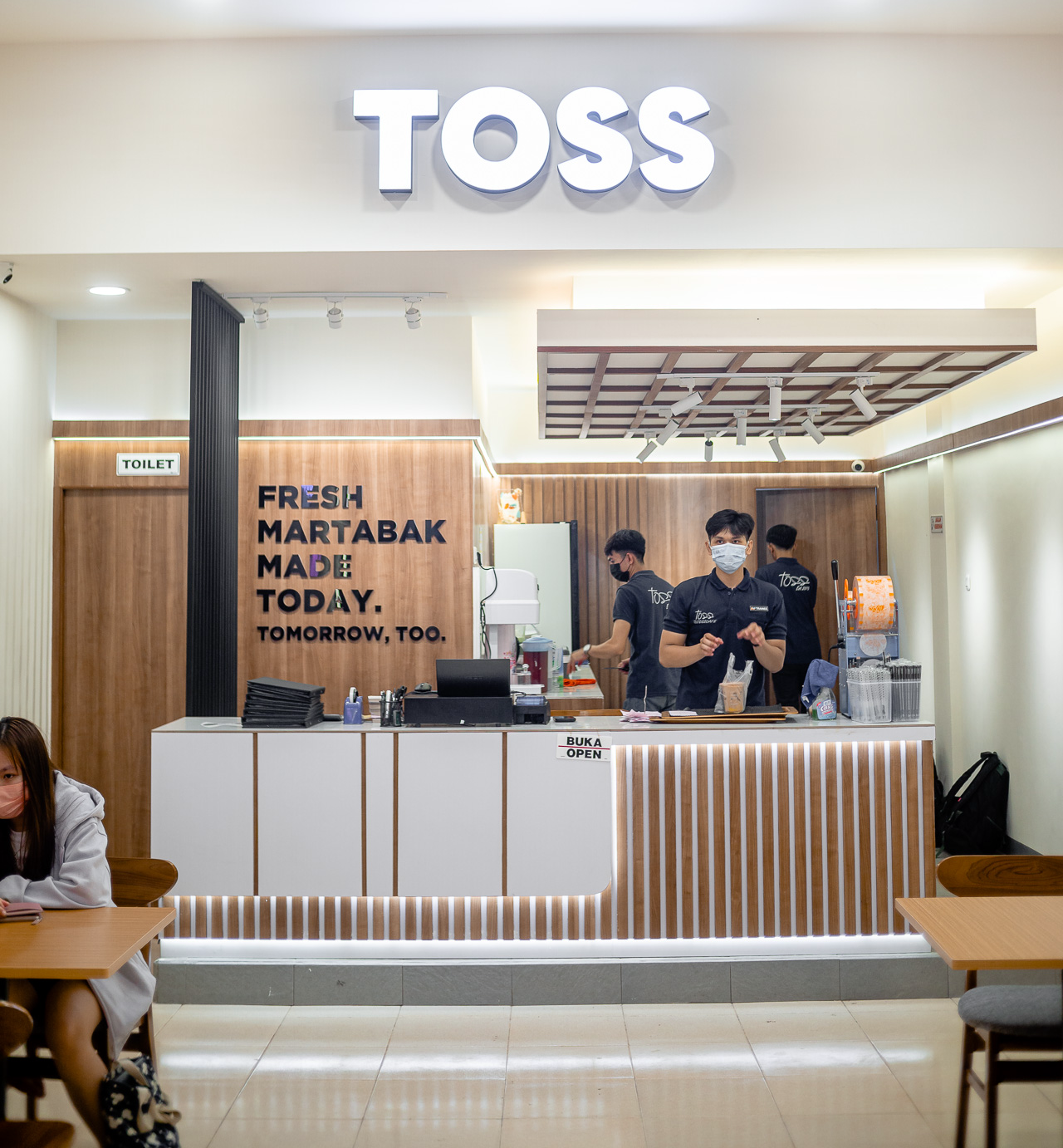 TOSS Cafe - Landing Page