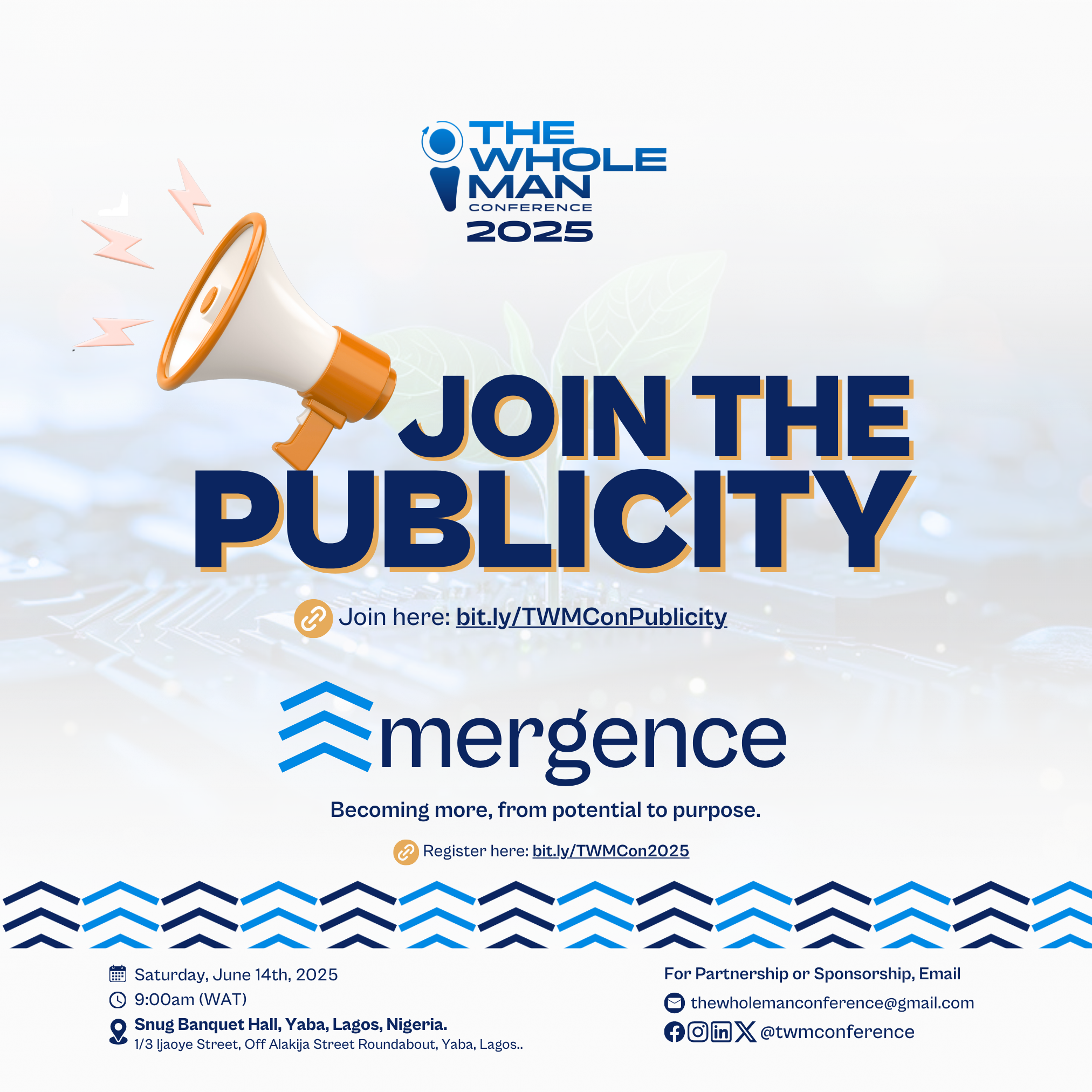 The Whole Man Conference - Landing Page