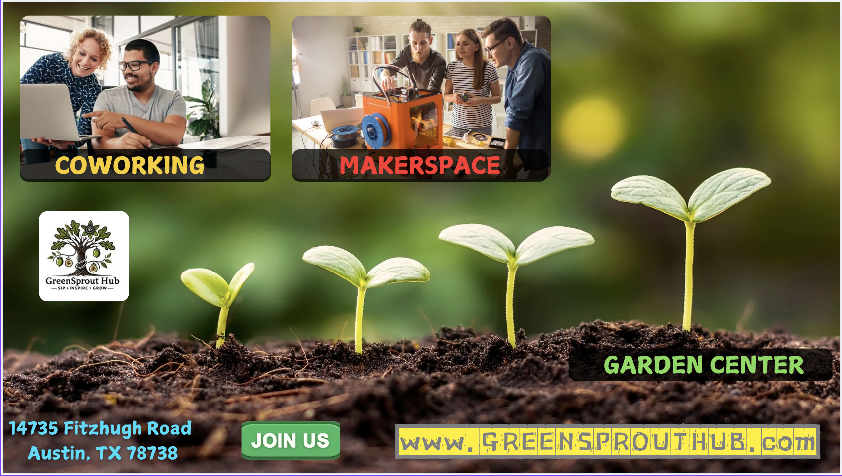 GreenSprout Hub - Landing Page
