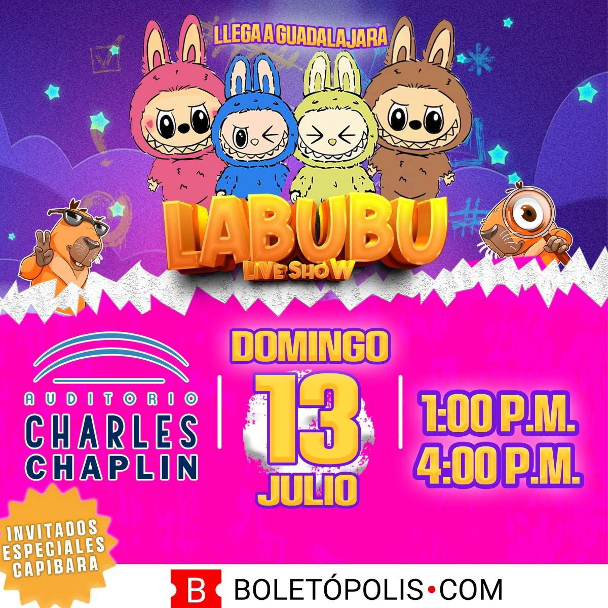 Labubu Live Show - Landing Page