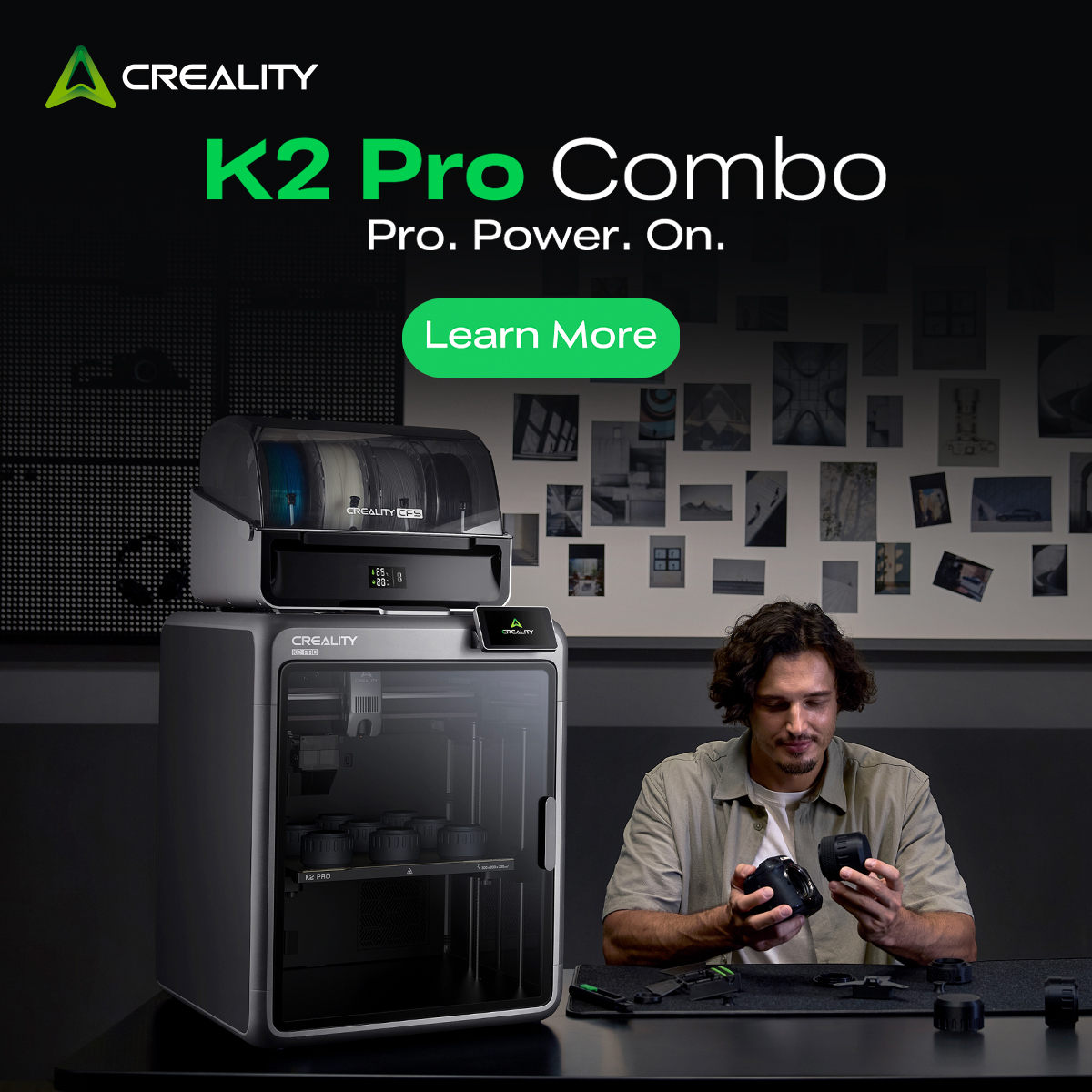 Creality 3D - Landing Page