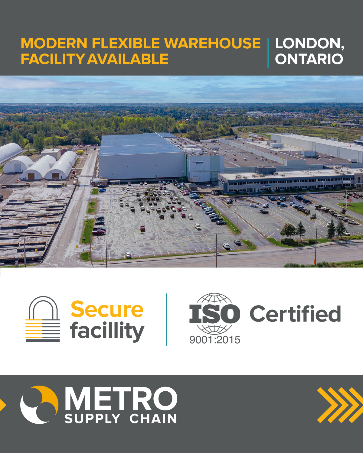 Metro Supply Chain - Landing Page