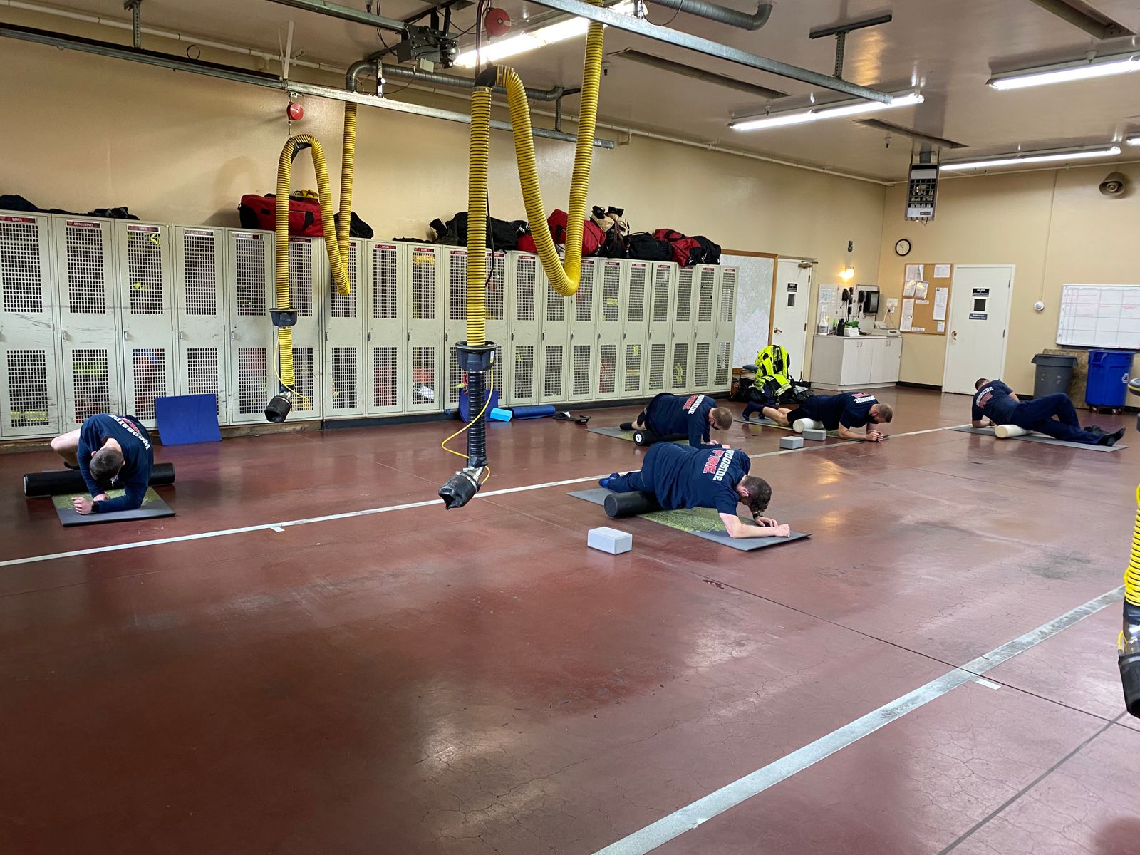 Yoga For Woodside Fire District by Nicole Wargo