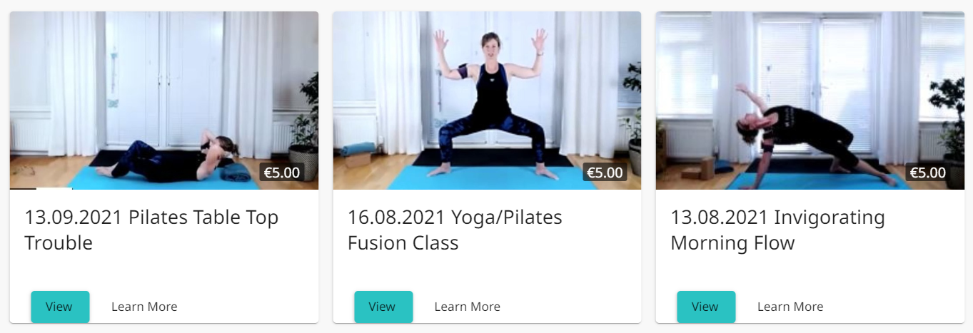 Butterfly Yoga & Pilates - Offerings