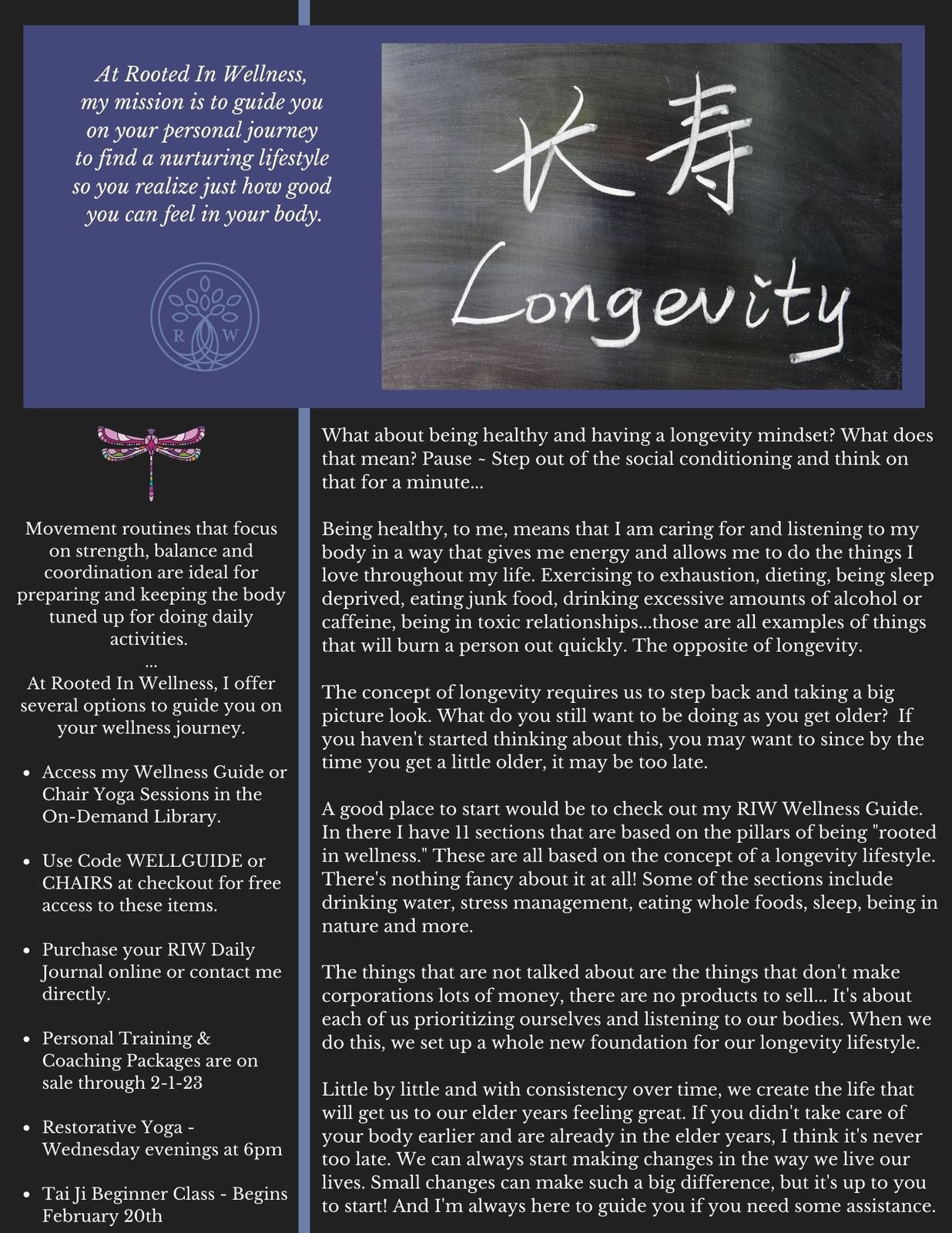 Longevity Is the New Way... by Jessica Karpinske