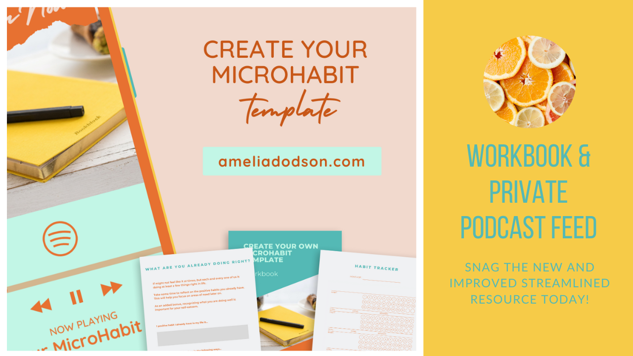 New and improved MicroHabit Template by Amelia Dodson
