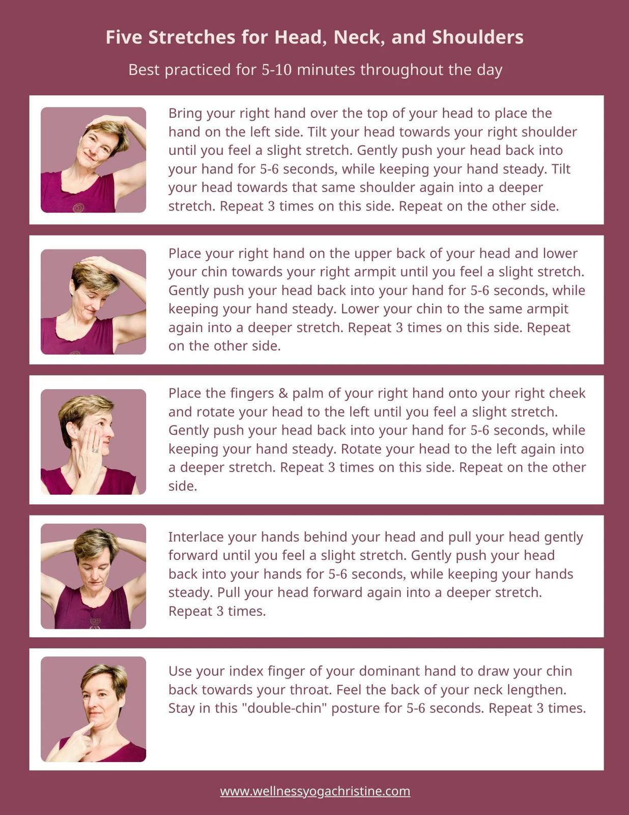 Release tension in your neck and shoulders by Wellness & Yoga with ...