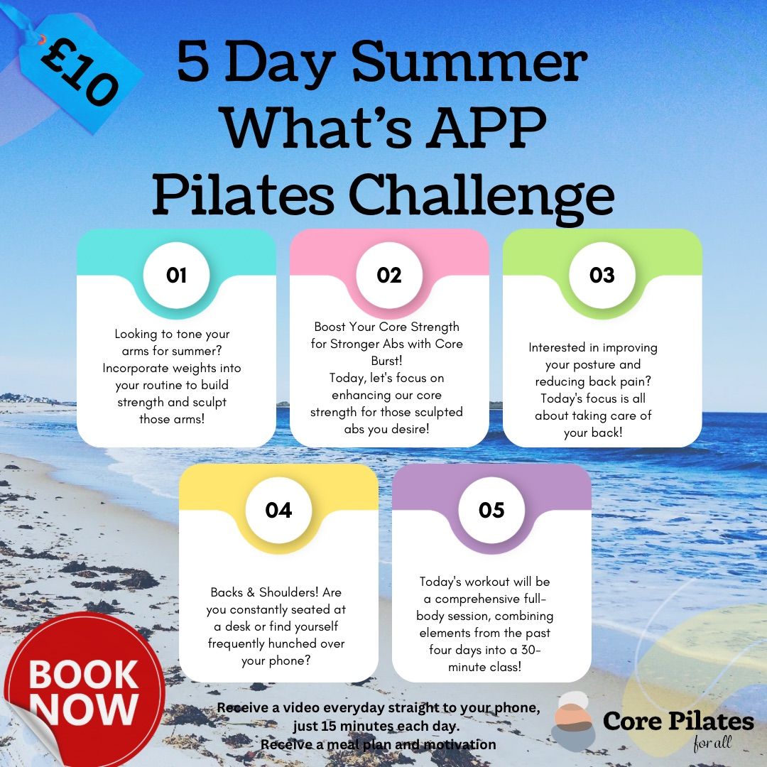 5 Day Summer Arms what’s APP Challenge by kellie Doyle
