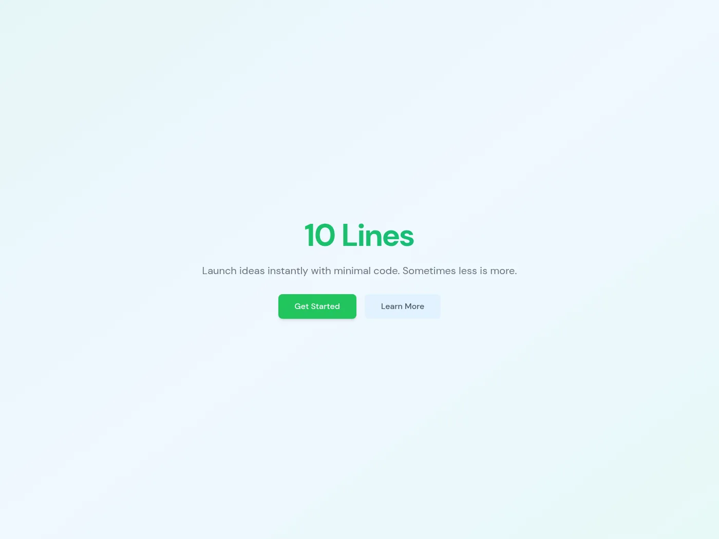 10-Lined Code Website Builder
