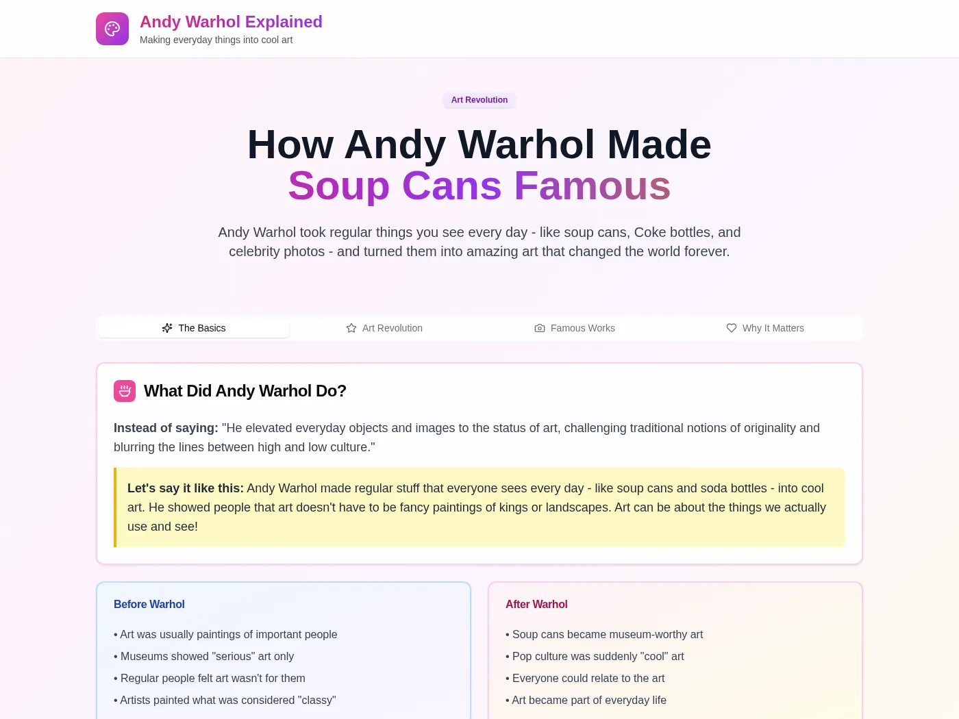 Andy Warhol Art Project