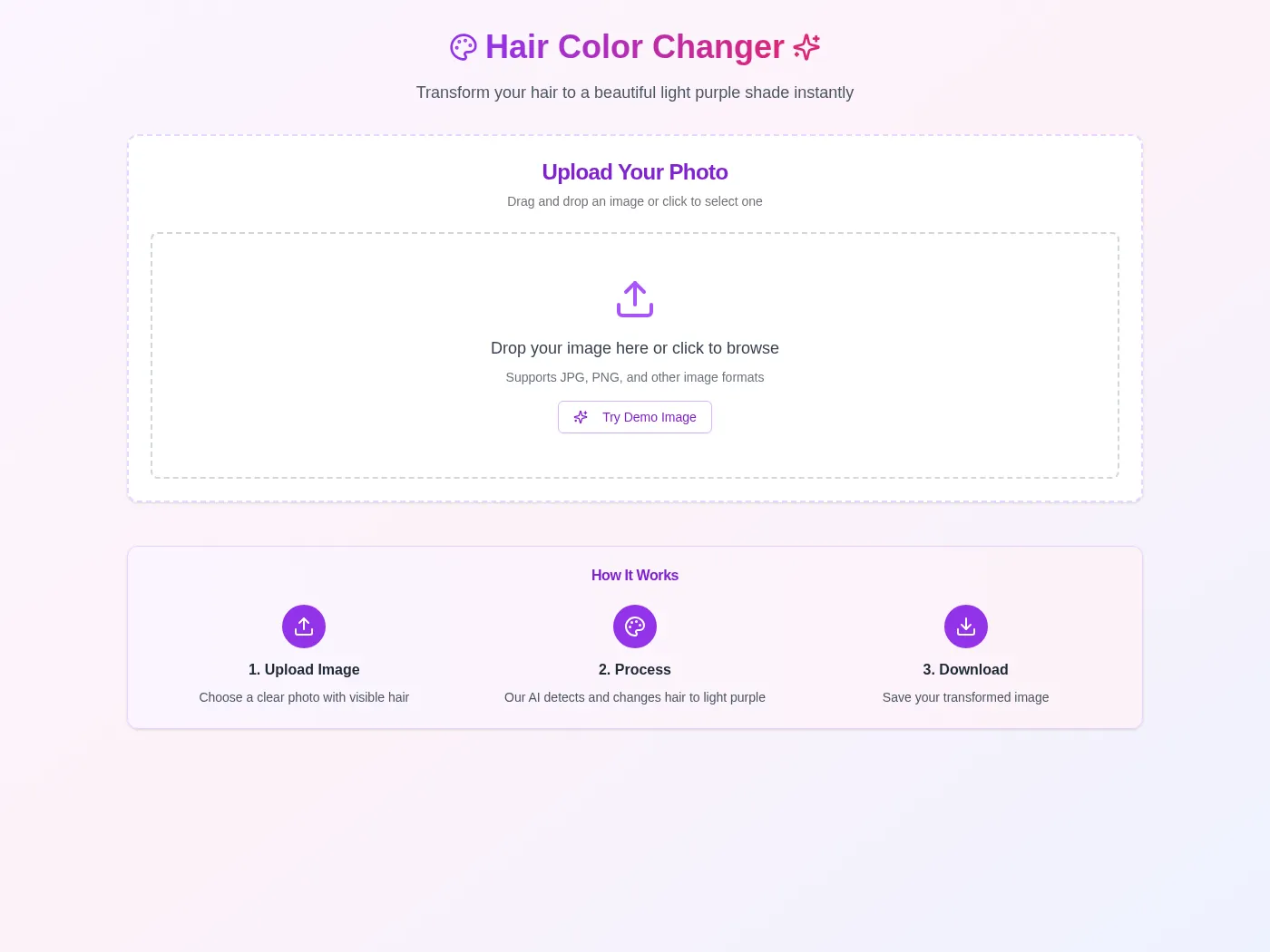 Hair Color Changer Tool