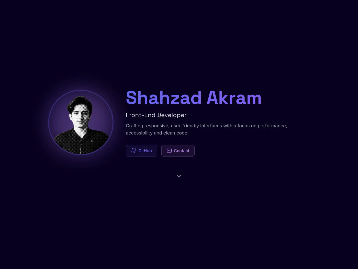 Stunning 3D Animated Portfolio Website