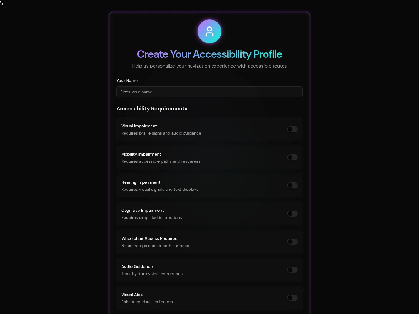 Accessible Navigation App for People with Disabilities (Remix) (Remix)