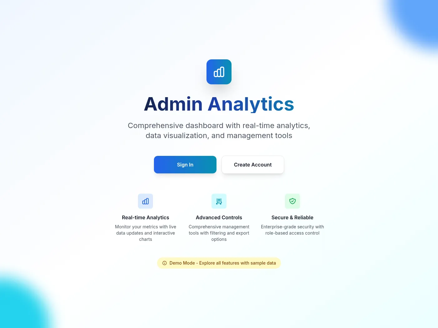 Admin Analytics Dashboard1