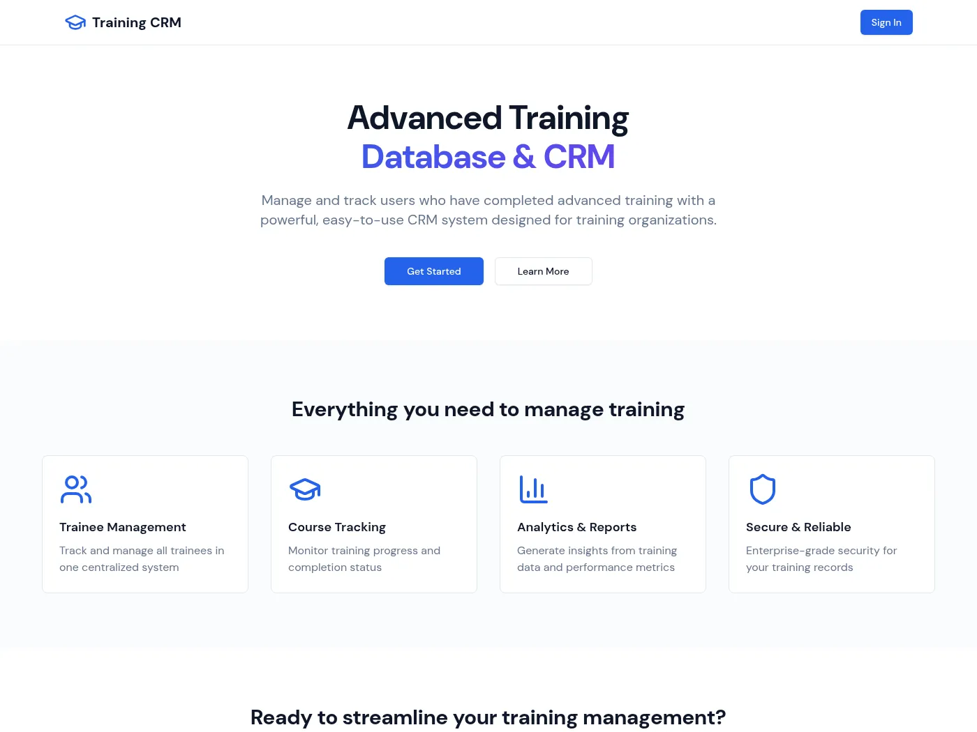 Advanced Training CRM Database for Synology Drive Hosting