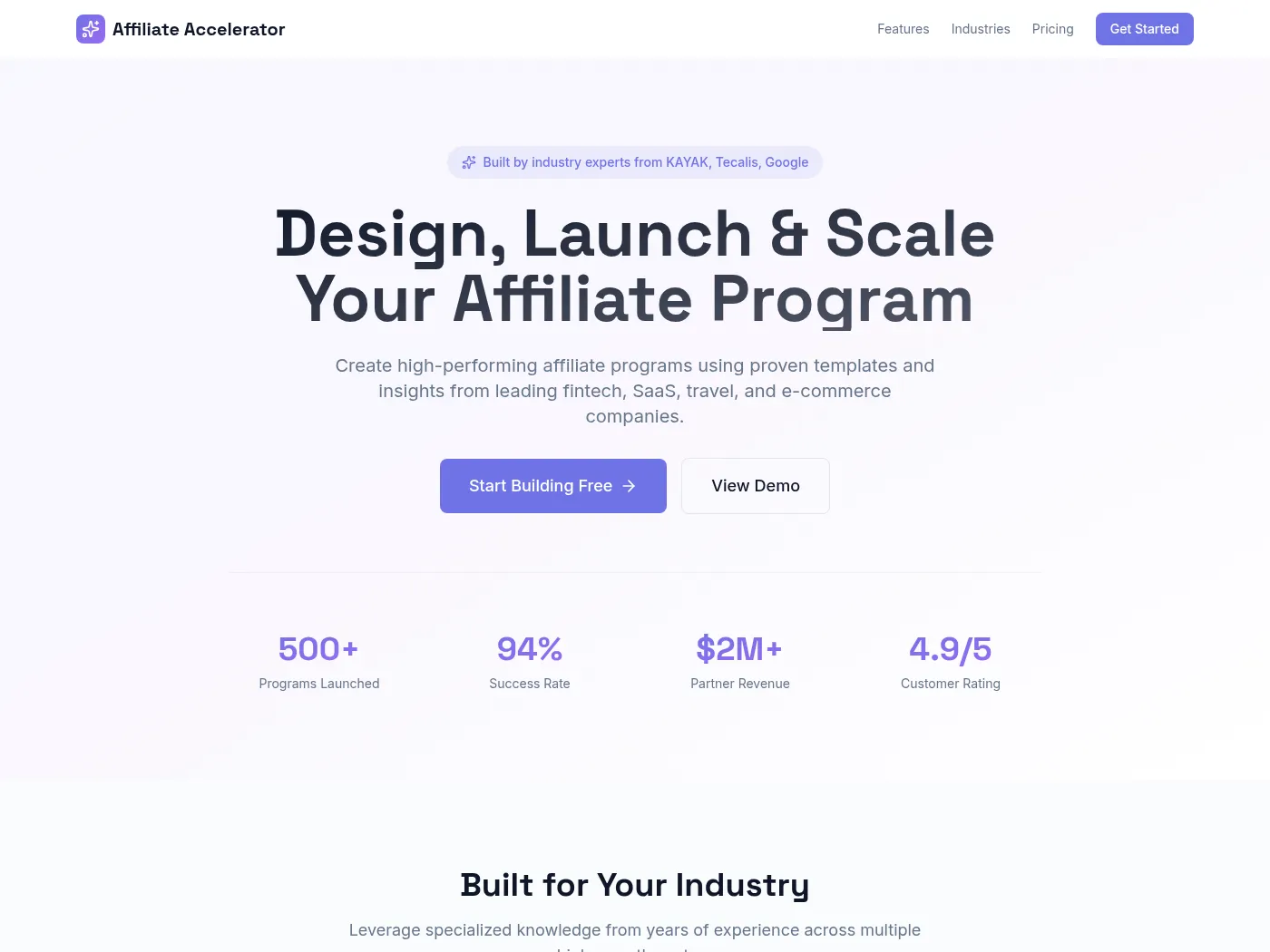 Affiliate Program Accelerator for Digital SaaS and Travel Platforms
