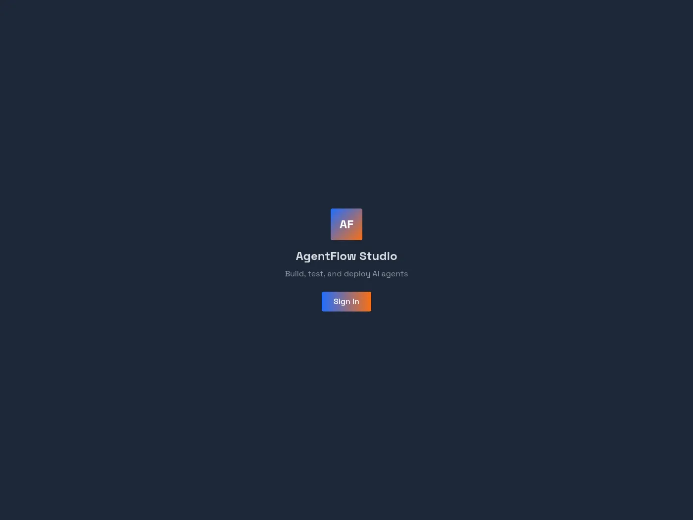 AgentFlow Studio – Visual AI Agent Builder with TypeScript, Live Playground, and One-Click Deploys