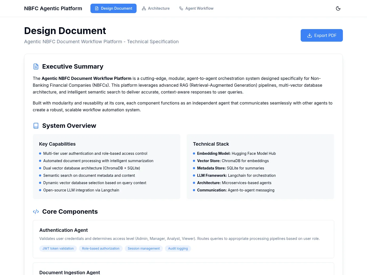 Agentic NBFC Document Workflow Platform
