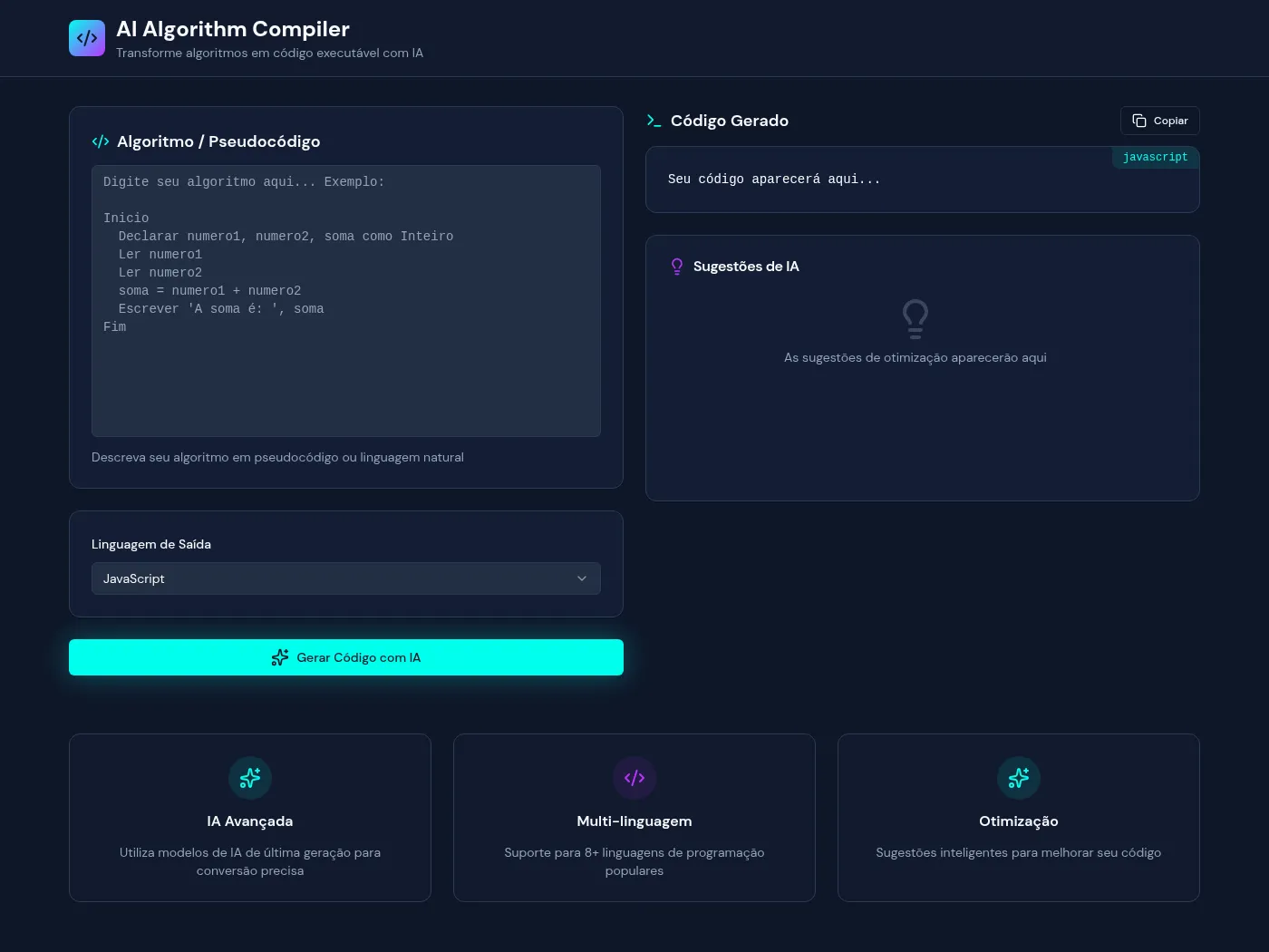 AI-Assisted Algorithm Compiler
