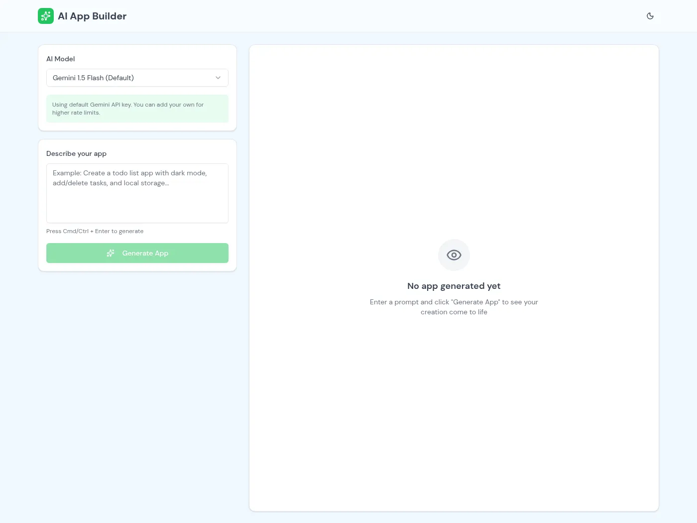 Dualite-Inspired AI App Builder
