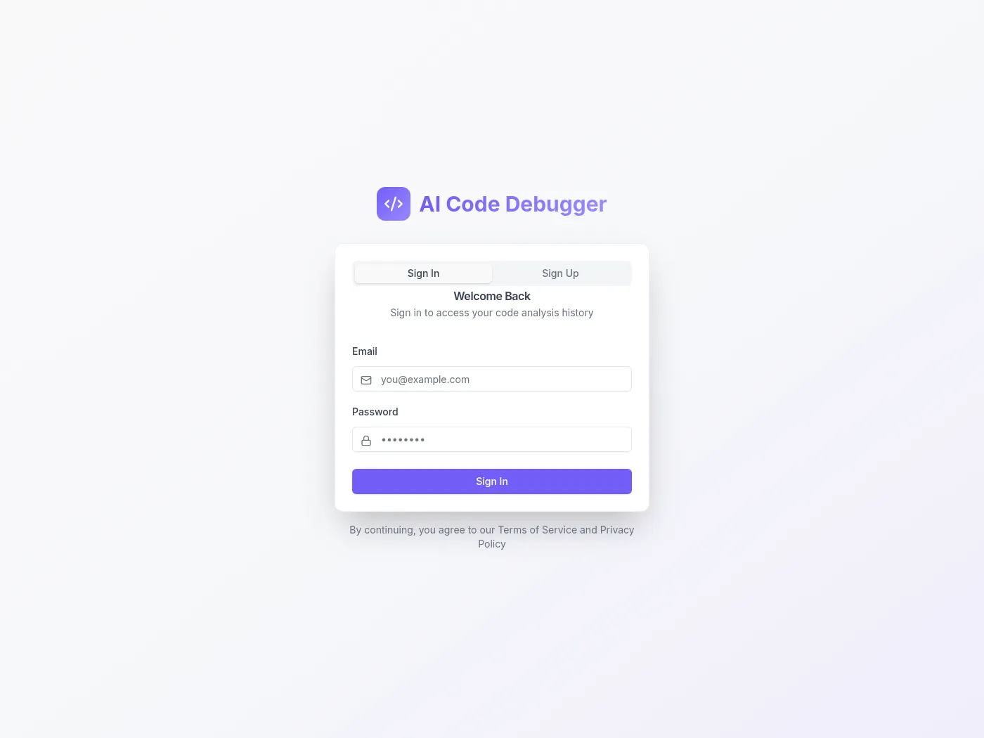 AI Code Debugger Assistant