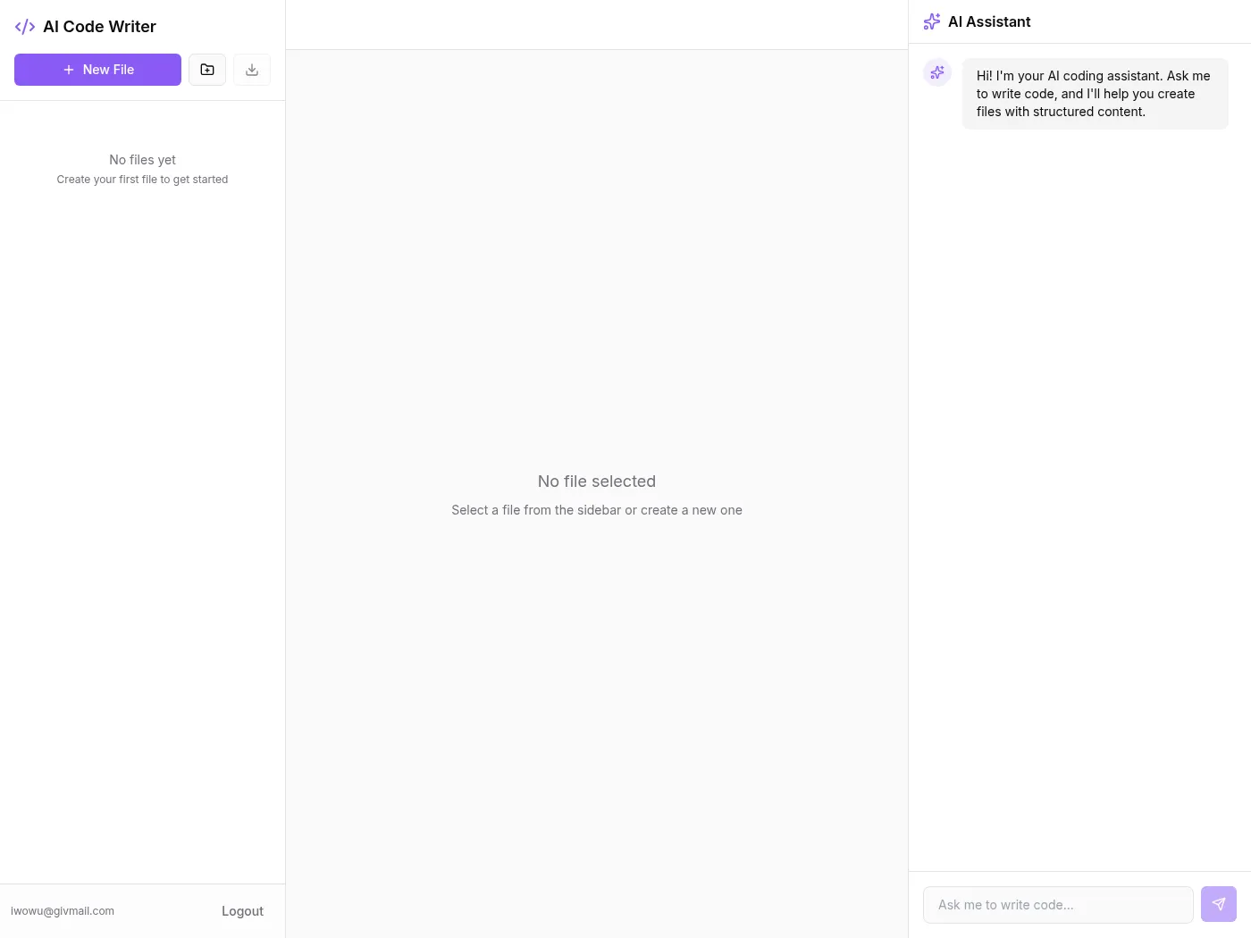 AI-Powered Collaborative Code Writer Website