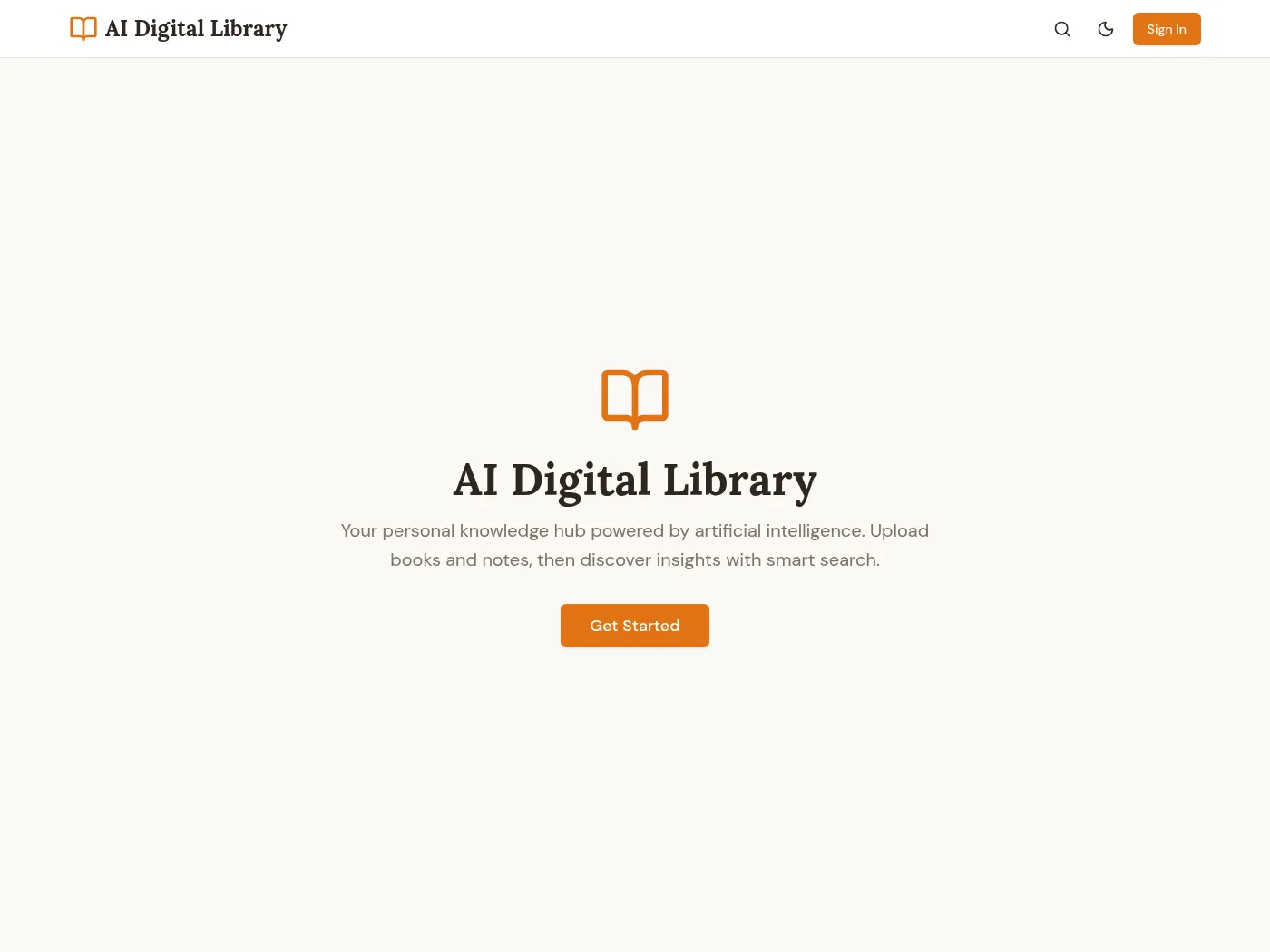 AI Digital Library