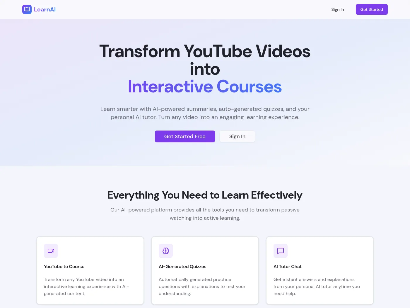 AI-Powered EdTech Platform Frontend