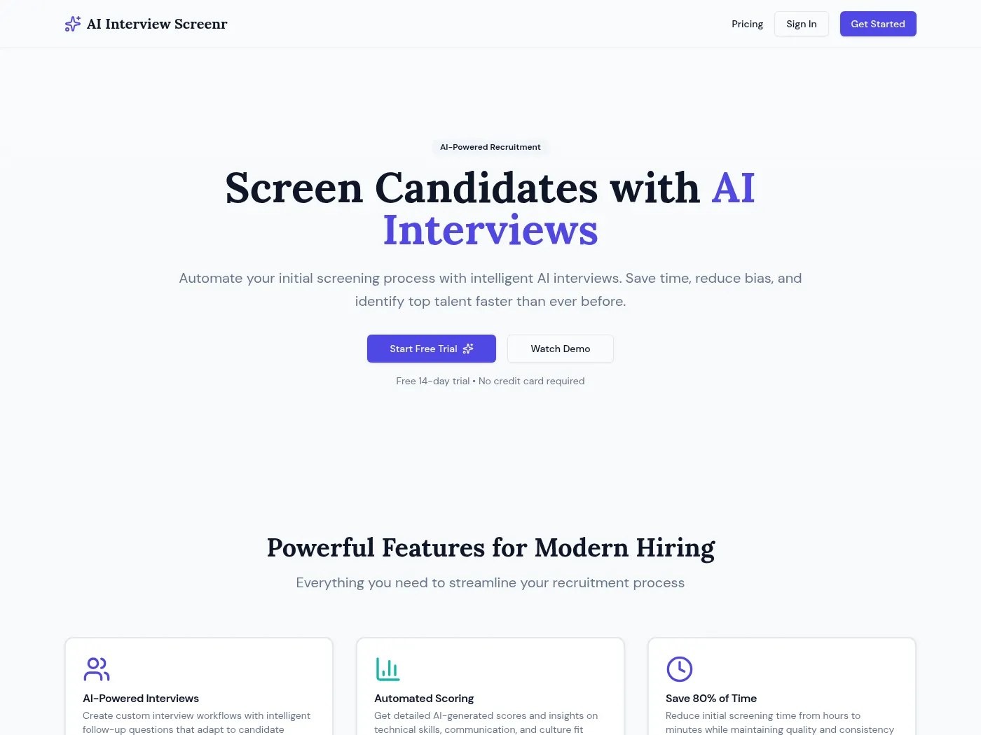 AI Interview Screenr