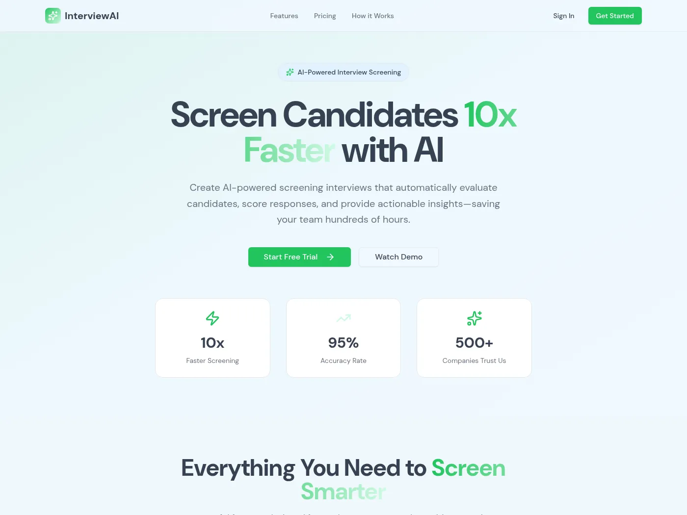 AI Interview Screening Platform